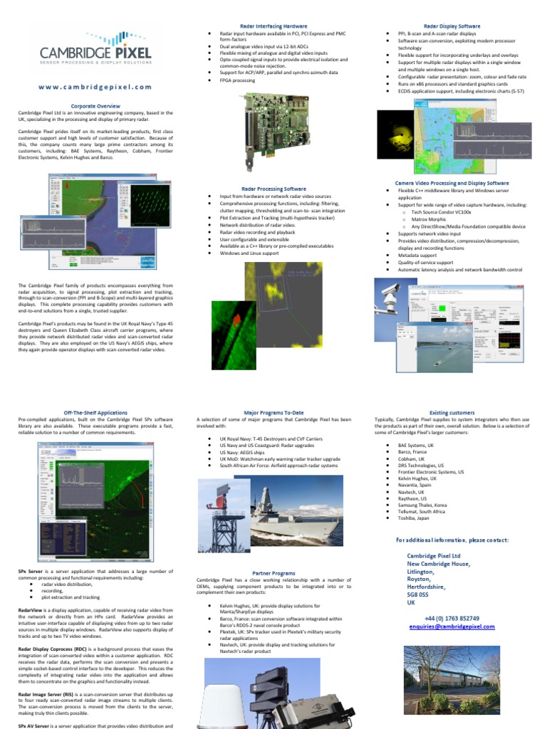 CP | PDF | Radar | Digital Video