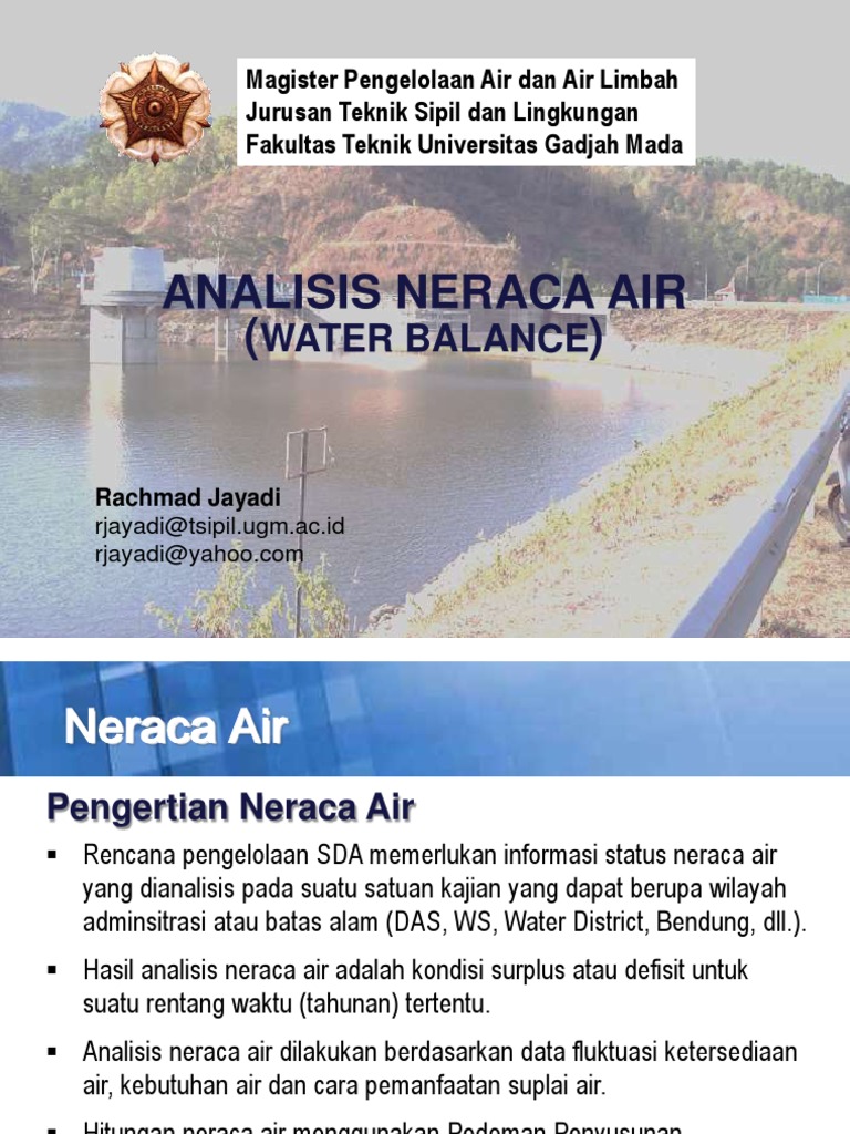 Neraca Air PDF | PDF