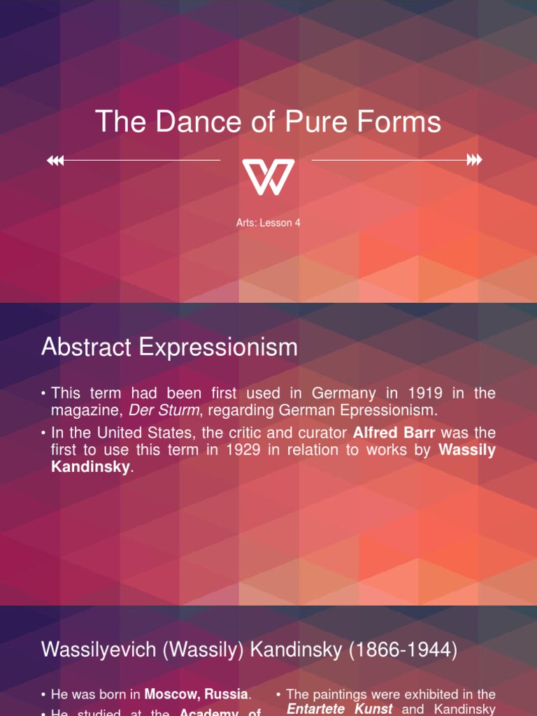 The Dance of Pure Forms | PDF | Wassily Kandinsky | Expressionism