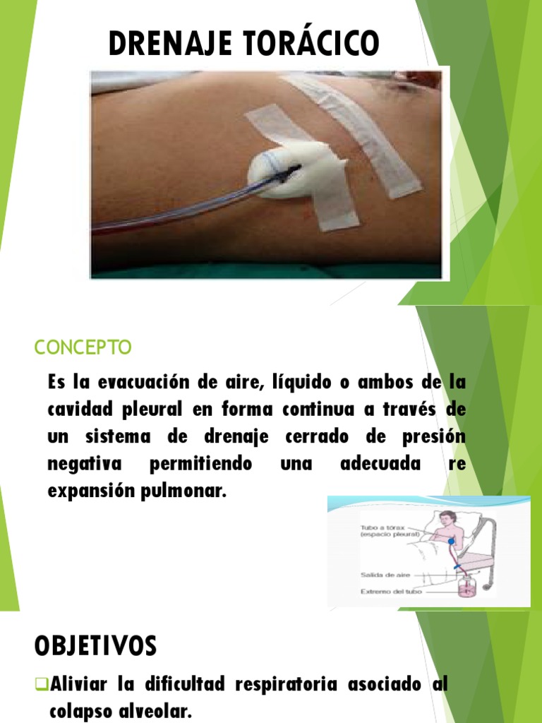 Drenaje Torácico | PDF | Especialidades Medicas | Medicina CLINICA