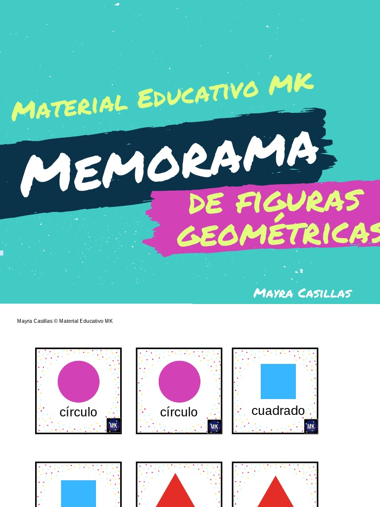 Memorama de Figuras Geométricas Min PDF | PDF