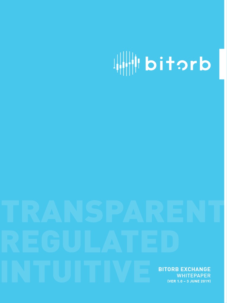 BitOrb Whitepaper June 2019 | PDF | Futures Contract | Cryptocurrency