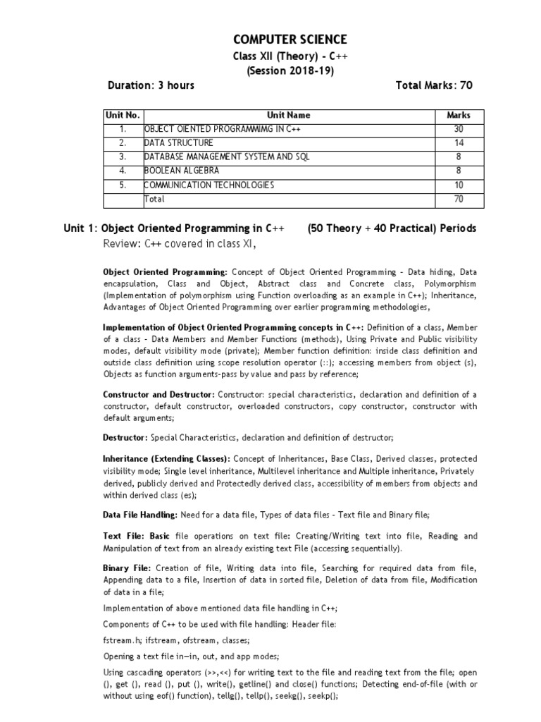 Computer Science | PDF | Array Data Structure | Class (Computer ...
