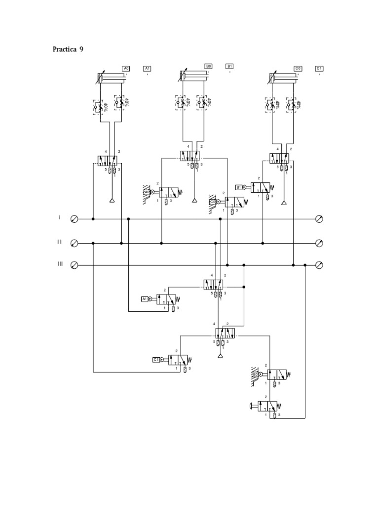Diagrama Electroneumatica | PDF