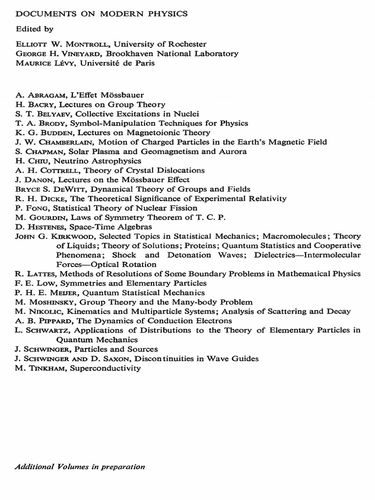 (Documents On Modern Physics) Schwinger Julian - Particles and Sources ...