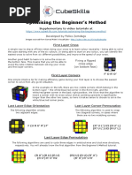 Rubik's Cube Algorithms Guide | PDF | Science & Mathematics