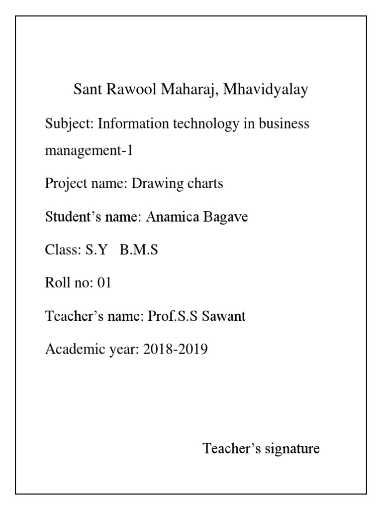 Sant Rawool Maharaj, Mhavidyalay | Download Free PDF | Pie Chart | Chart