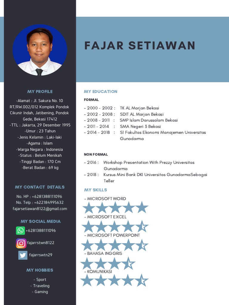 Fajar Setiawan CV | PDF