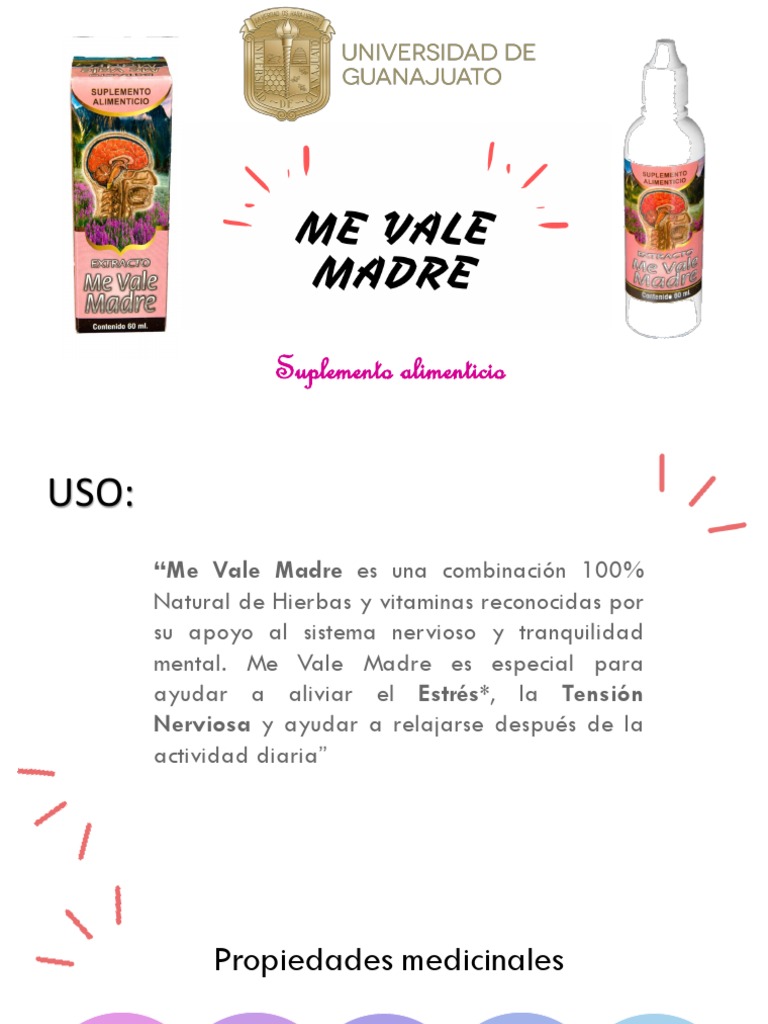 Pastillas: "Me Vale Madre" | PDF | Drogas
