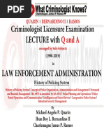 LEA 2 - Comparative Models in Policing | PDF