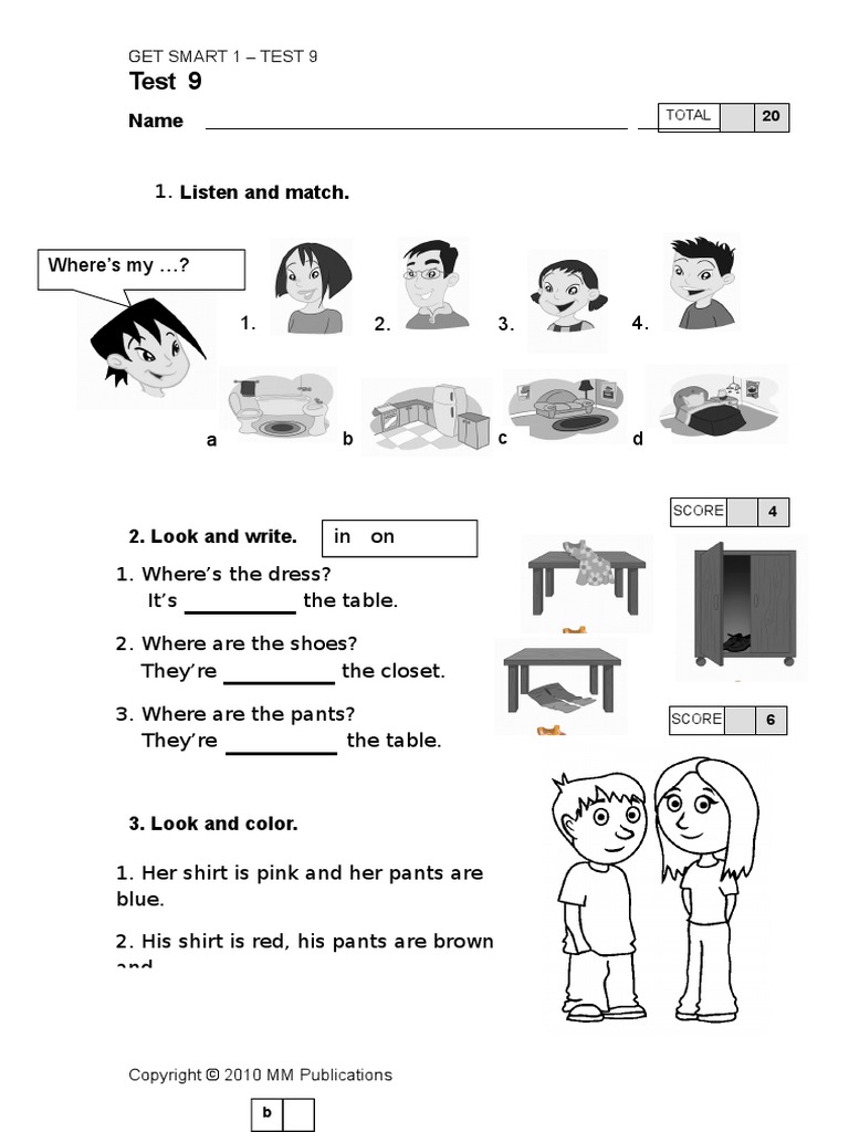 Test 9 - Get Smart - 1 | PDF