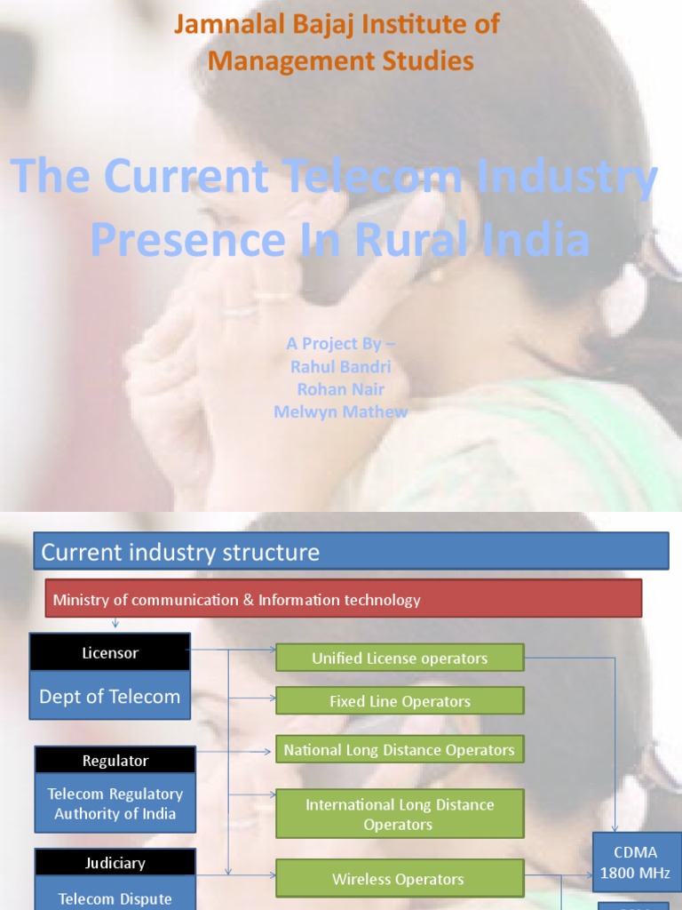 The Current Telecom Industry Presence in Rural India: A Project by ...