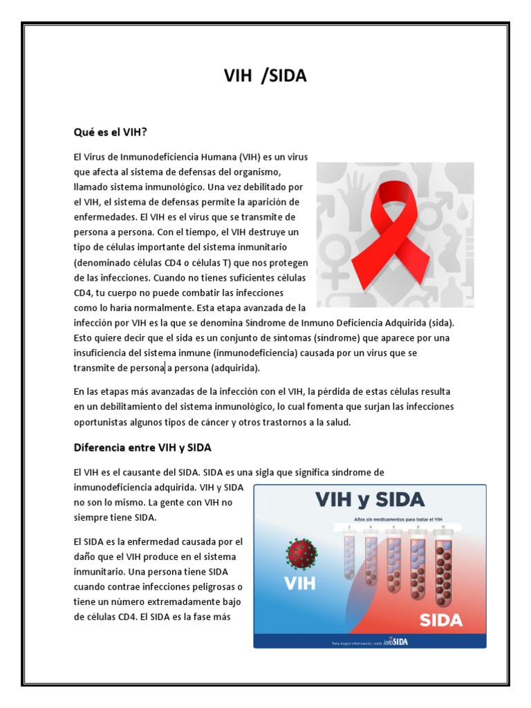 Qué Es El VIH | PDF | VIH | Manejo del VIH / SIDA