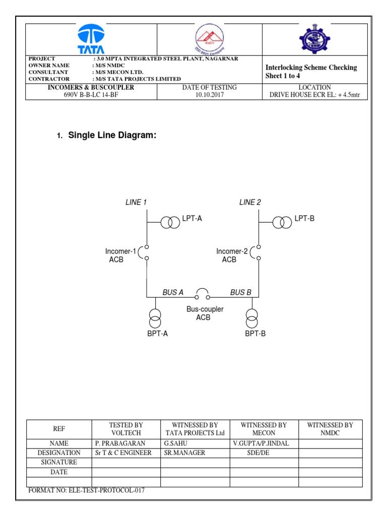 Bus Coupler Interlocking Protocol | PDF | Power (Physics) | Electrical ...