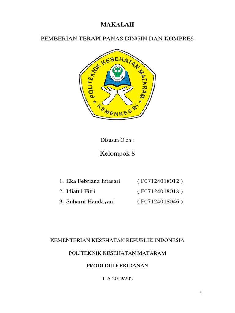 Pemberian Terapi Panas, Dingin Dan Kompres | PDF