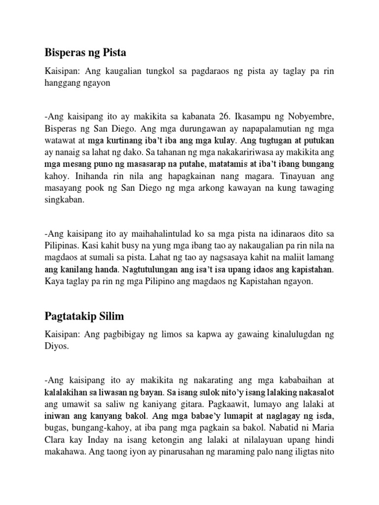 Bisperas NG Pista | PDF