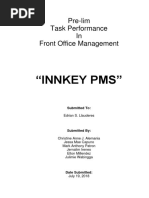 Group 1 (Innkey PMS) | PDF | Hotel | Cloud Computing