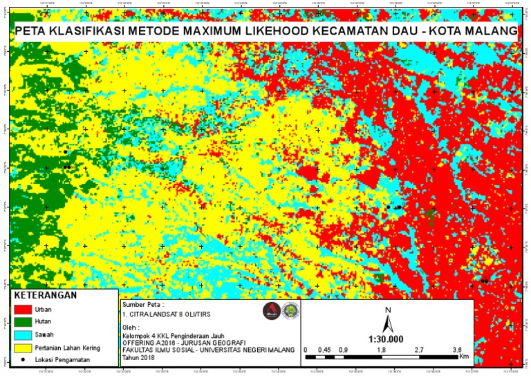 Peta Klasifikasi Metode Maximum Likelihood | PDF | Remote Sensing | Nasa Programs
