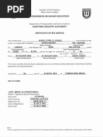 Certificate of Sea Service Template | PDF | Business