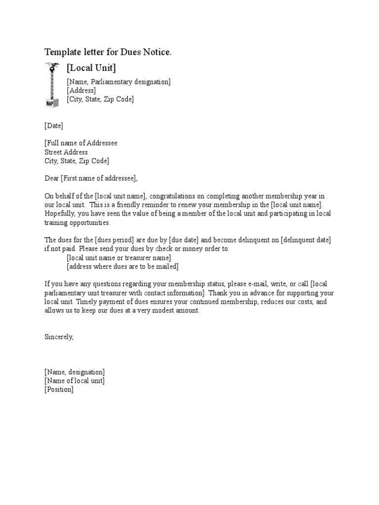 Membership Dues Renewal Reminder | PDF | Law