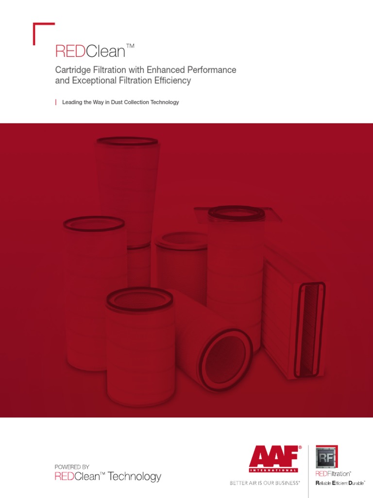 REDClean Brochure PDF | Download Free PDF | Synthetic Fiber | Filtration