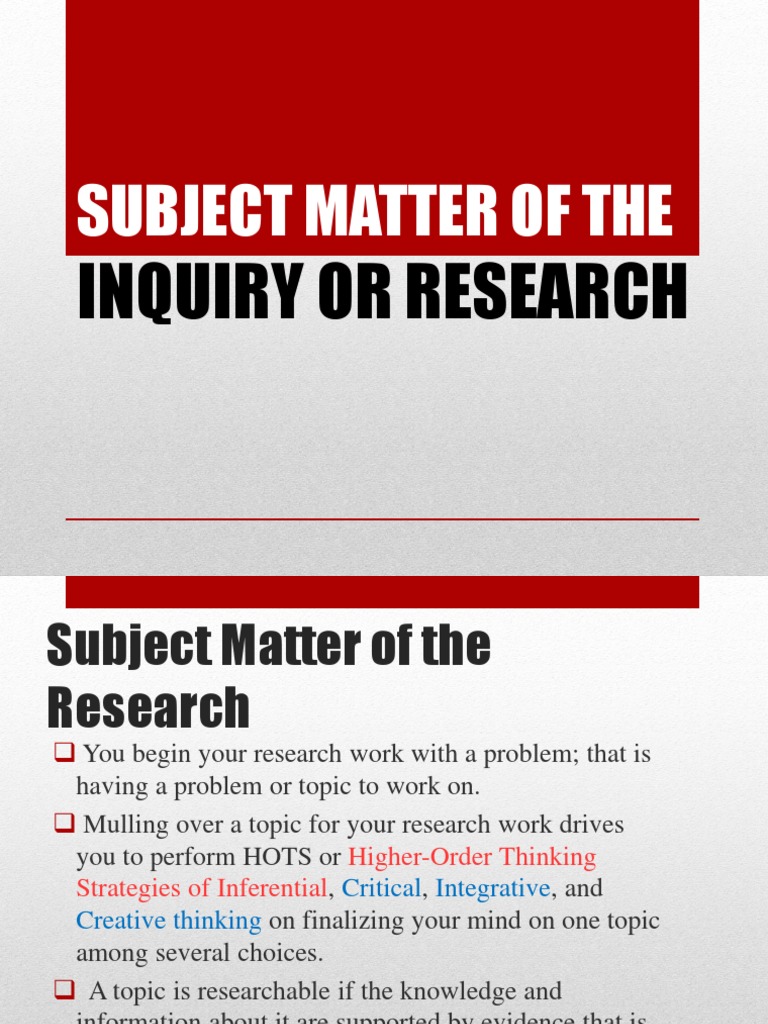 Guidelines for Choosing Research Topics | PDF | Newspapers | Communication