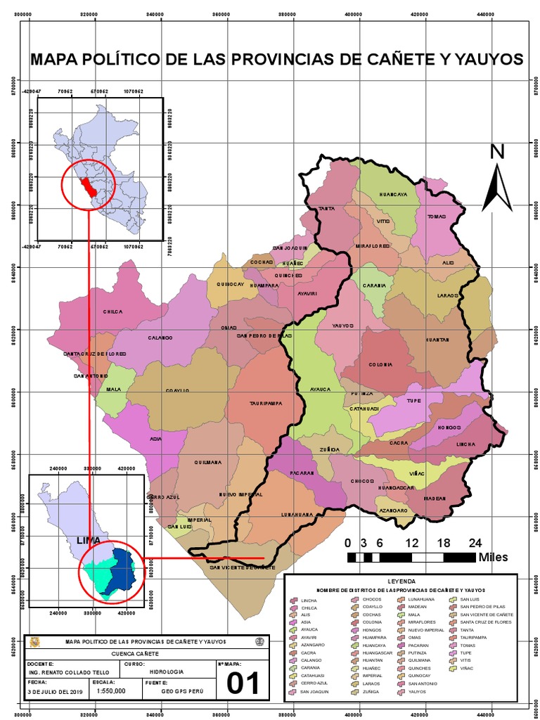 Mapa Ubicacion Cuenca | PDF