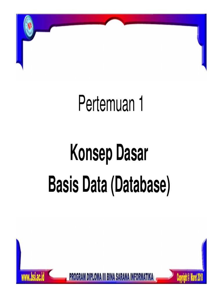 Sistem Basis Data Bsi | PDF