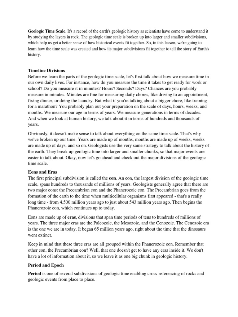 Geologic Time Scale | PDF | Geologic Time Scale | Cretaceous