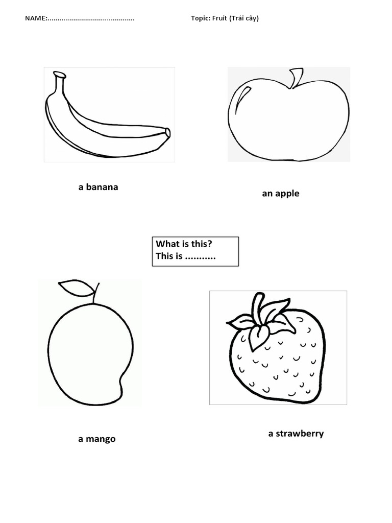 Fruit Identification Guide | PDF | Games & Activities