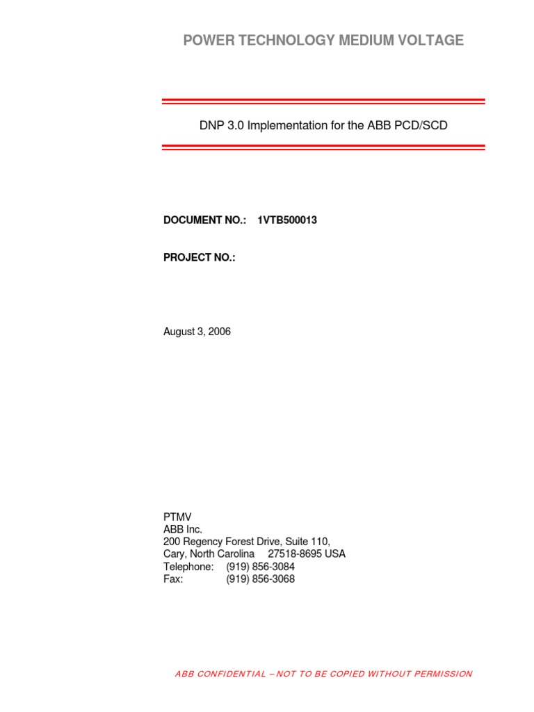 DNP3 Abb Recloser | PDF | Parameter (Computer Programming) | Computer ...