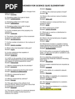 Science Quiz Bee Reviewer 83 Questions | PDF | Ear | Temperature
