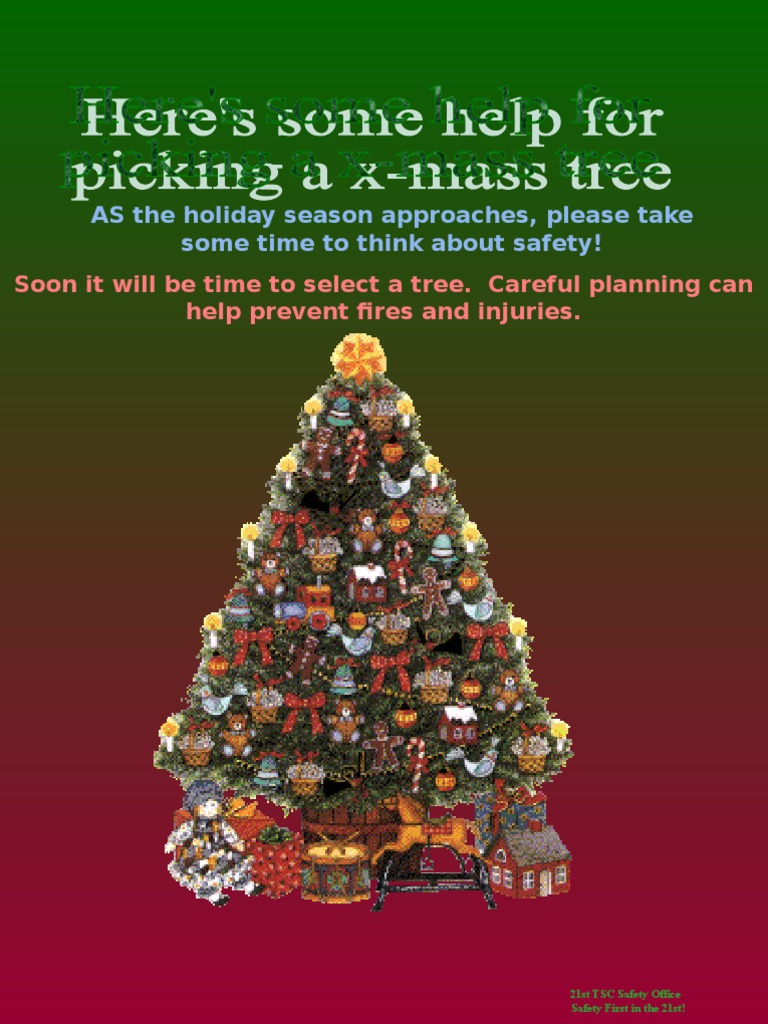 Holiday Tree Safety Tips | PDF | Art | Science & Mathematics
