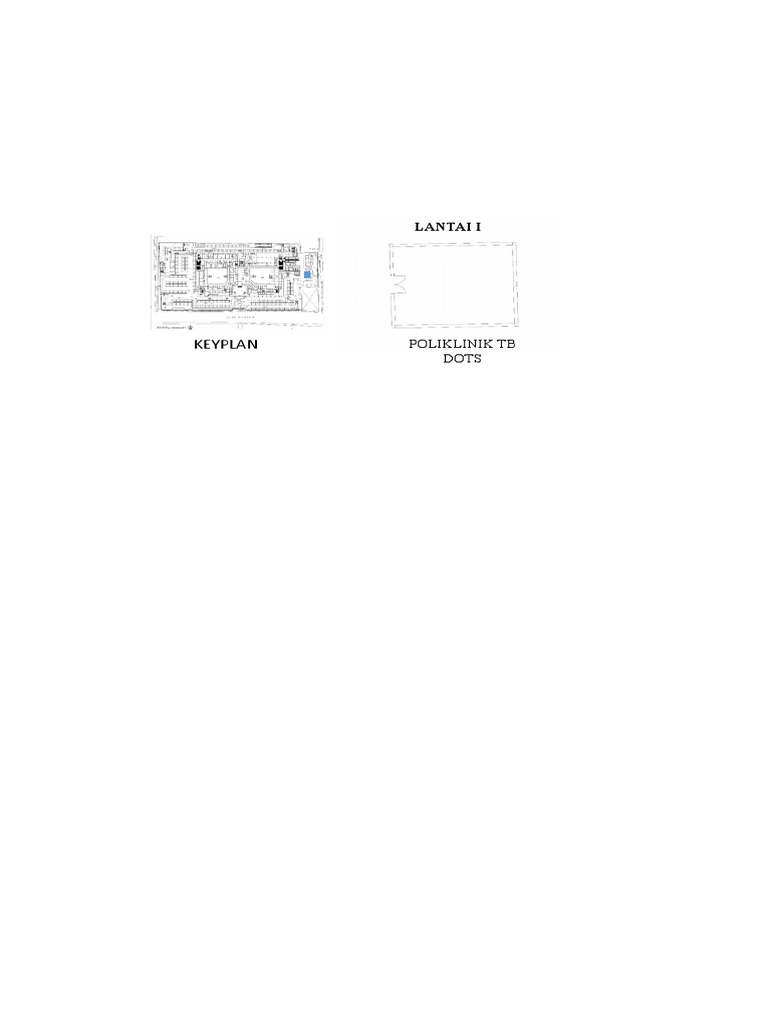 Keyplan Poliklinik TB Dots Layout | PDF
