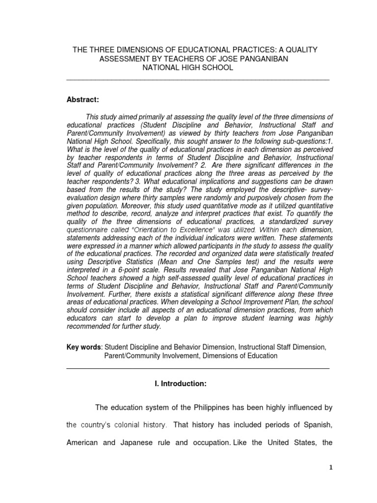 Abstract:: Key Words: Student Discipline and Behavior Dimension ...