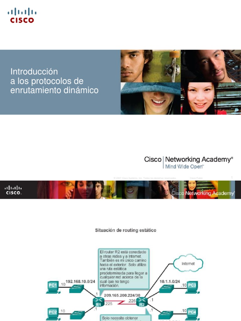 CAP 7 Enrutamiento Dinamico | Descargar gratis PDF | Enrutamiento | Enrutador (Computación)