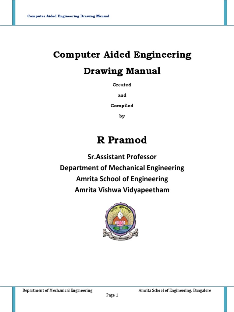 Amrita Cad Manual | PDF | Architectural Communication | Engineering