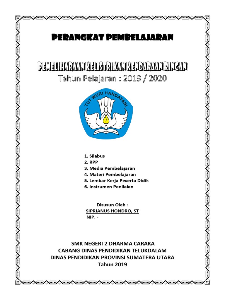 Cover Perangkat Pembelajaran | PDF