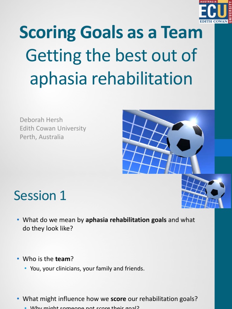 Hersh Workshop Smart Goals | PDF | Physical Therapy | Aphasia