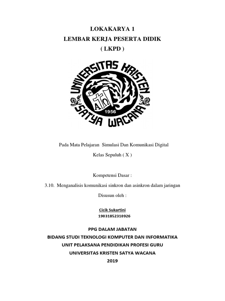 Komunikasi Sinkron-Asinkron Kelas X | PDF