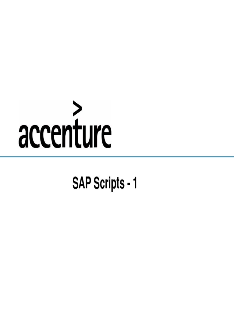 Sap Scripts 1 | PDF | Page Layout | Printer (Computing)