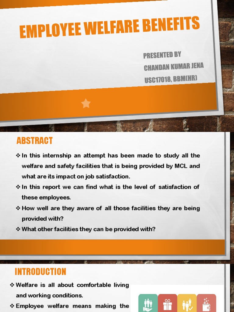 MCL Employee Welfare Benefits Overview | PDF | Drinking Water | Employment