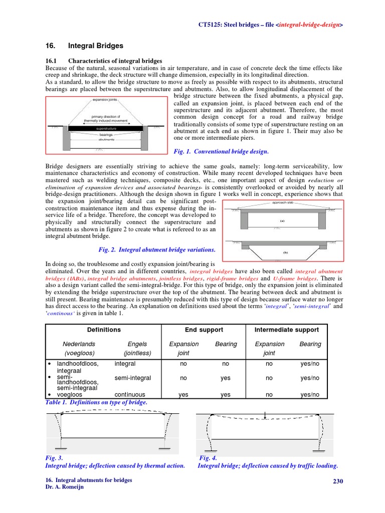 Integral Bridge Design | Download Free PDF | Deep Foundation | Bridge