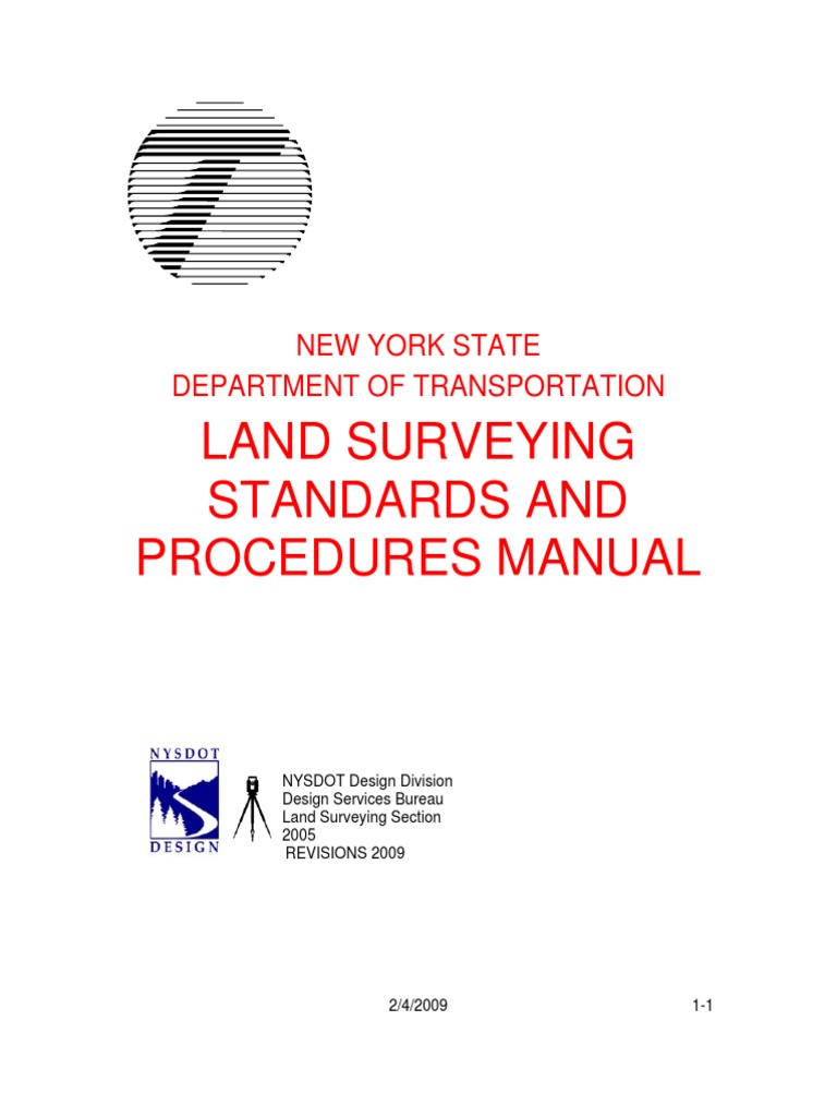 Land Surveying Standards and Procedures Manual: New York State ...