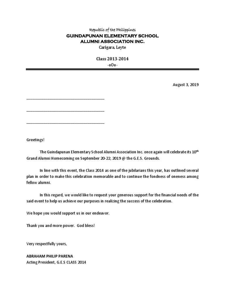 Guindapunan Elementary School Alumni Association Inc | PDF