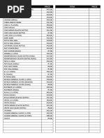 SELECTA ICE CREAM PRICE LIST New | PDF | Cooking, Food & Wine