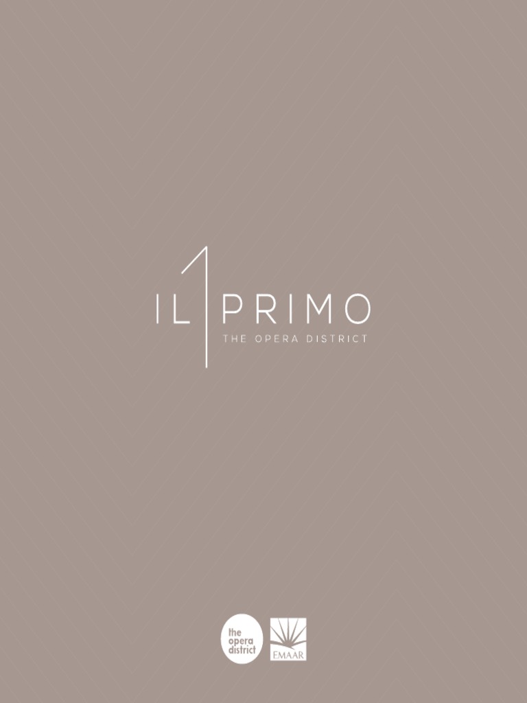 Il Primo Brochure | PDF | Interior Design | Room