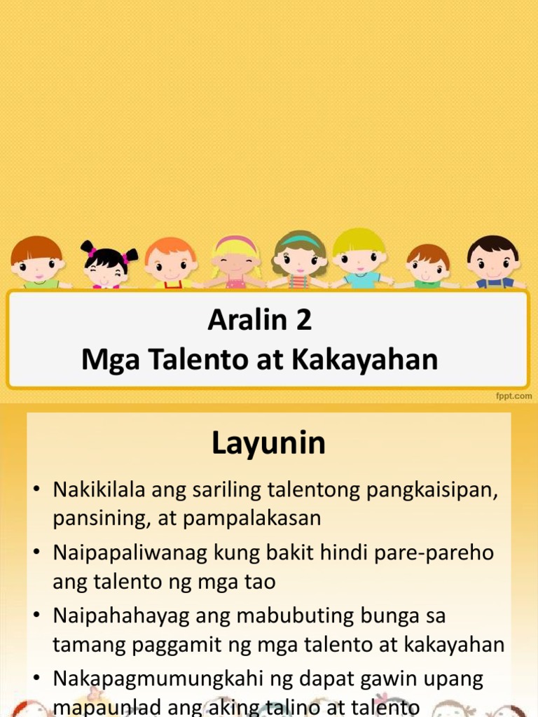 Mga Talento at Kakayahan | PDF