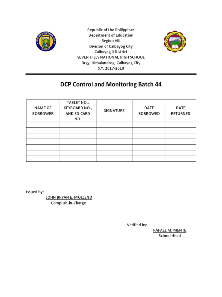 DCP Control and Monitoring Batch 44 | PDF