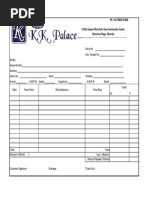 Taxi Bill Sample | PDF